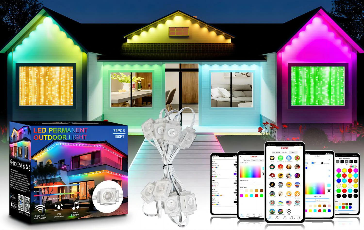Beautify Outdoor Space: 12V 24V Aluminum Colorful Led Garden Light